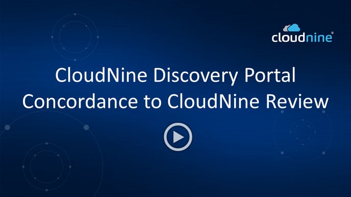CloudNine Discovery Portal Video Library