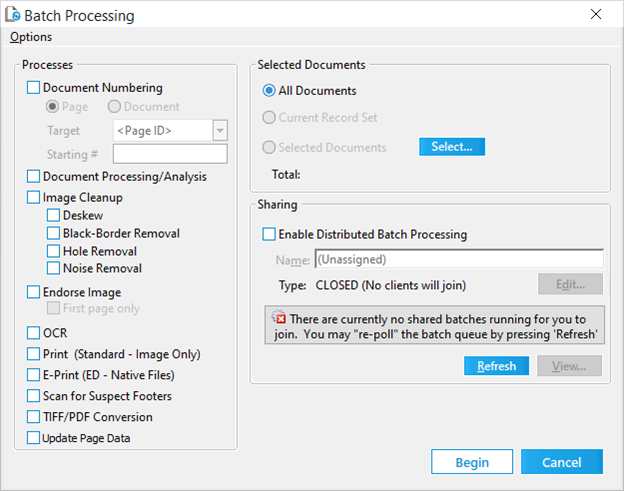 How do I number documents in LAW?