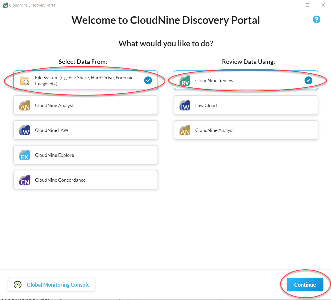 CloudNine Discovery Portal - CloudNine Review: Can I load and process a ...