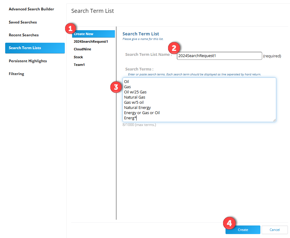 CloudNine Review: Is it possible to generate a search term hit report?