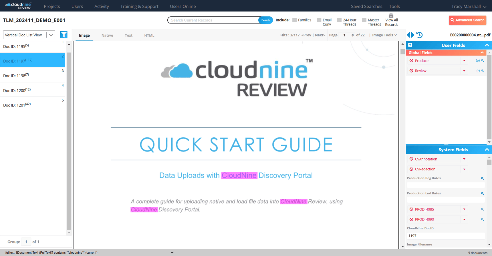 CloudNine Review: On-Image Search Hit Highlights