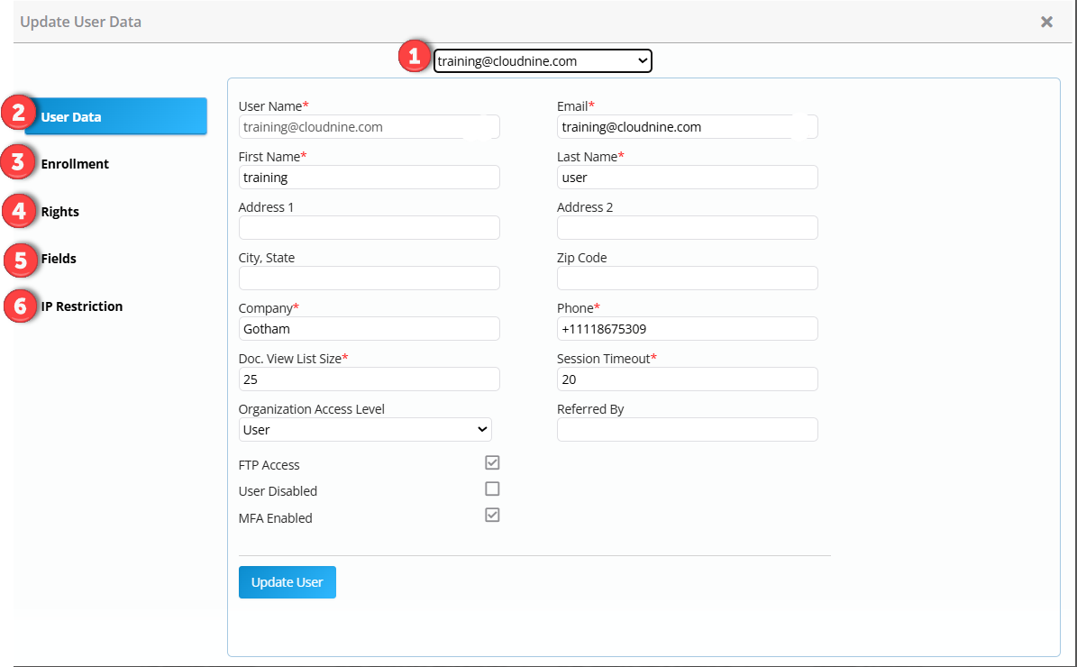 CloudNine Review: How do I Update Users, Enroll Users to Projects, and ...