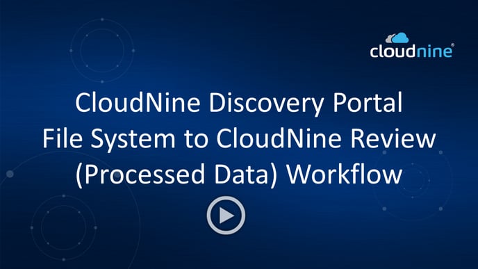 CloudNine Discovery Portal Video Library