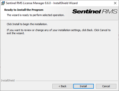 CloudNine LAW: How do I install the Sentinel RMS License Manager