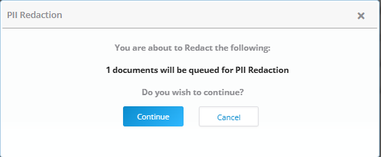 CloudNine Review: Is there a way to quickly redact PII information?